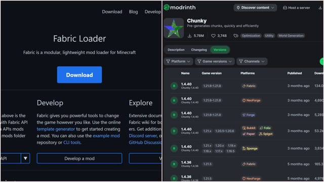 How to load chunks using a Minecraft mod