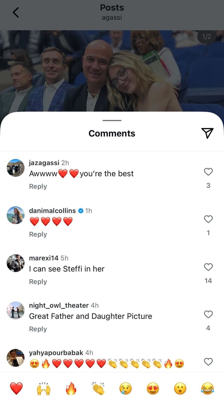 Andre Agassi & Steffi Graf’s daughter Jaz pens loving response as ...