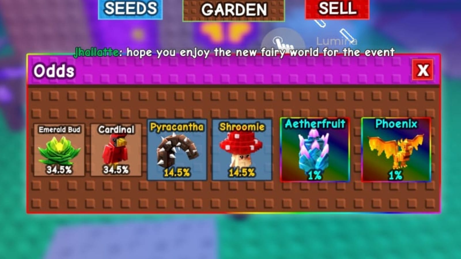 All new Mutations in Grow a Garden Fairy World update