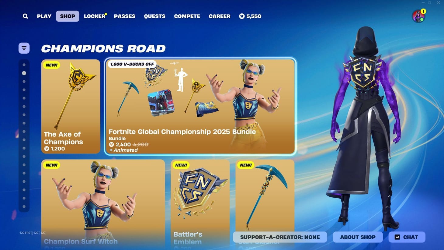 How to get Axe of Champions Pickaxe in Fortnite