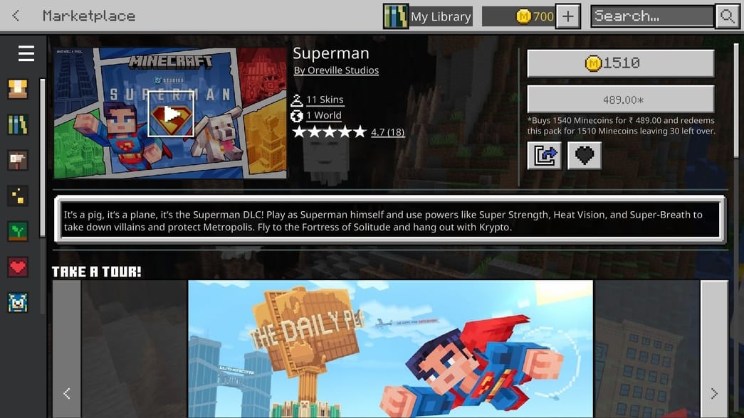 Minecraft Superman add-on guide: How to get and play