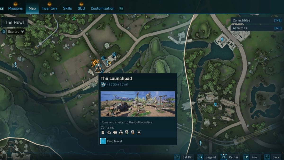 Borderlands 4: How to fast travel
