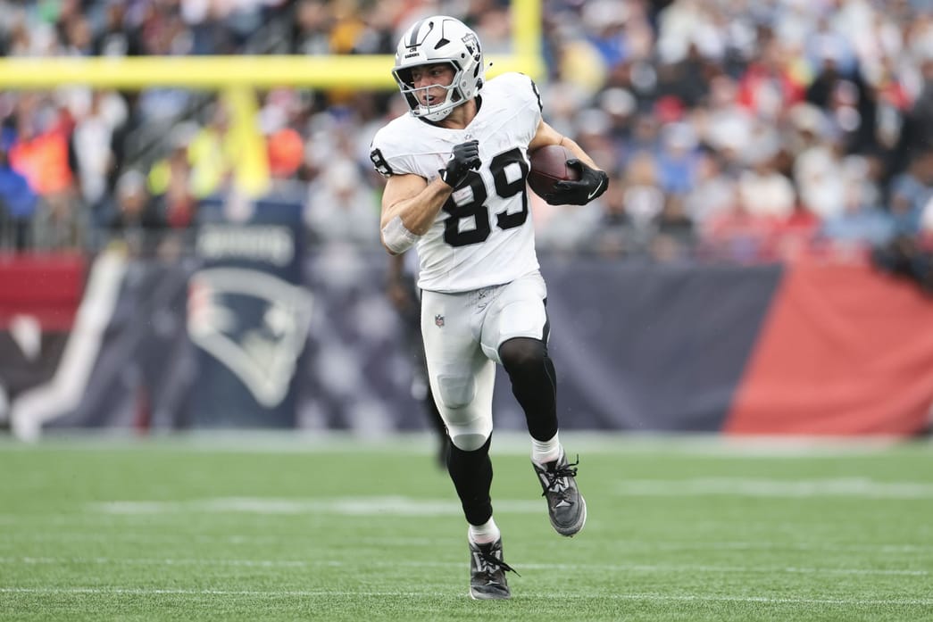 Is Brock Bowers playing tonight vs. Chargers? Raiders TE's status ...