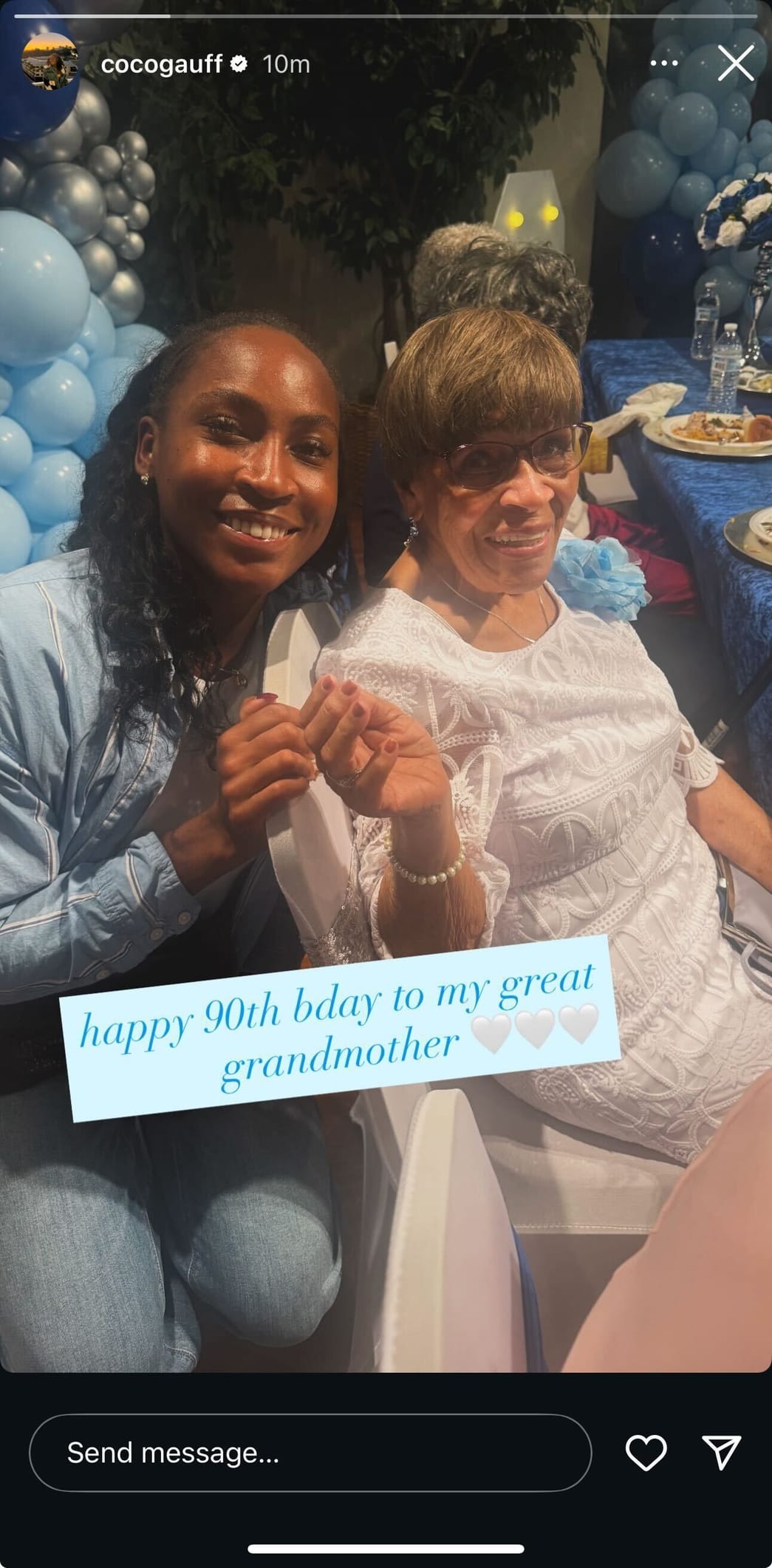 PICTURE: Coco Gauff celebrates her great-grandmother’s 90th birthday ...