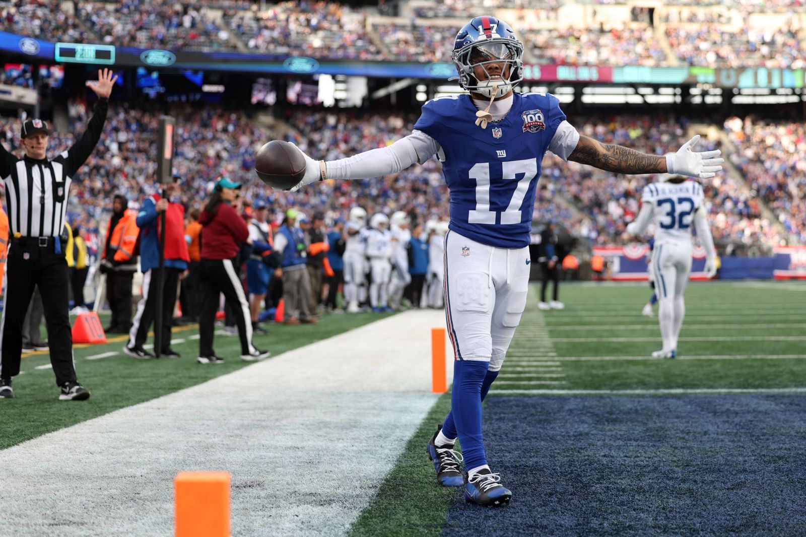 Wan'Dale Robinson Waiver Wire Week 3: Should you add Giants WR? Fantasy outlook and projections ...