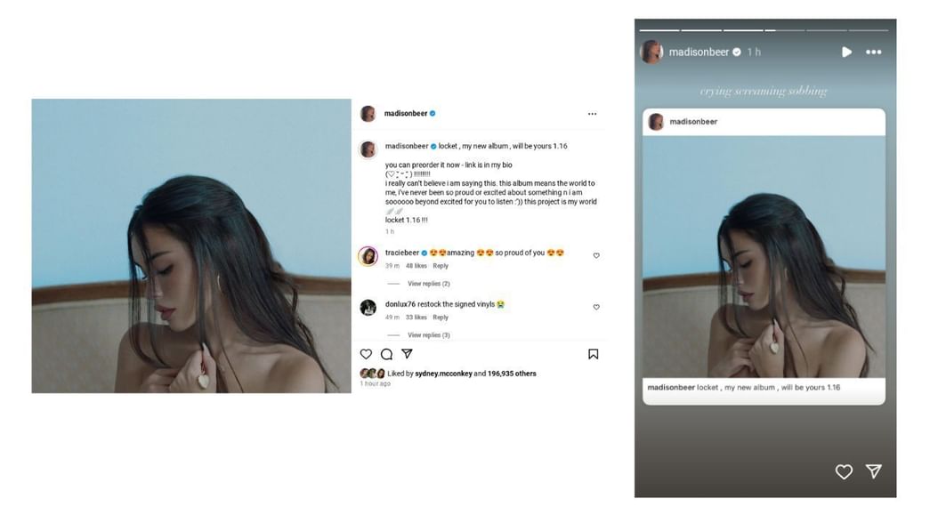 “Crying, screaming, sobbing”- Justin Herbert’s GF Madison Beer shares ...