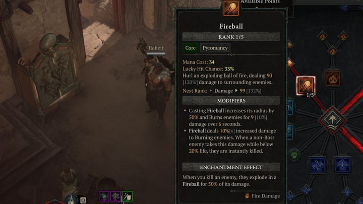 Diablo 4: Best Fireball Sorcerer build guide