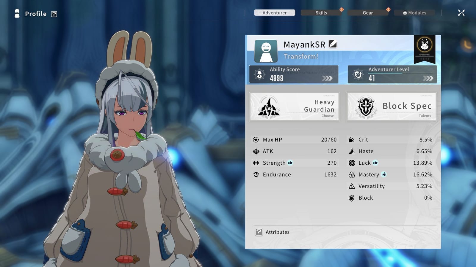 Blue Protocol Star Resonance Block Heavy Guardian build: Best Talent ...