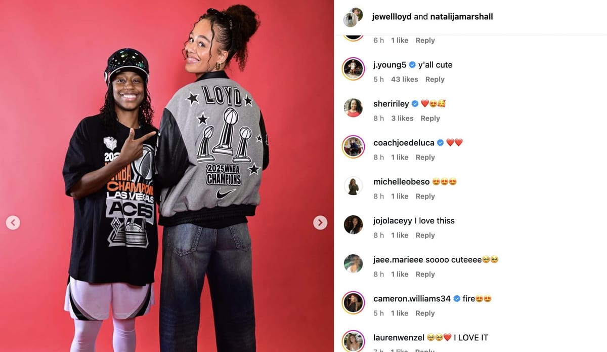 Jewell Loyd: Jewell Loyd celebrates love and victory in heartwarming ...