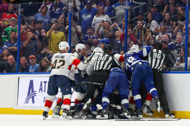 "Department of Panthers Safety": NHL DoPS slammed by fans as Lightning ...