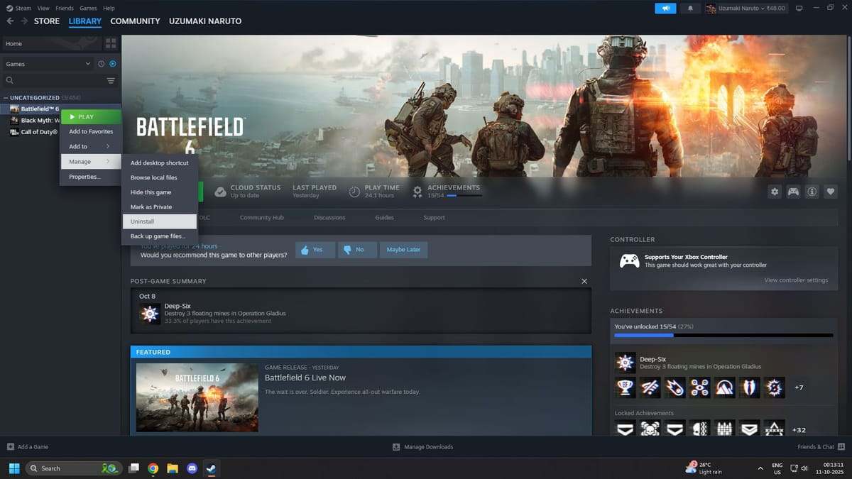 Battlefield 6 "An Undefined error occurred": Possible fixes and reasons