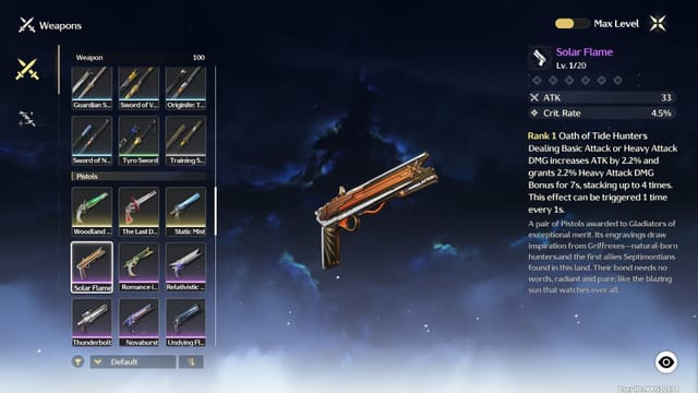 Best weapons for Galbrena in Wuthering Waves