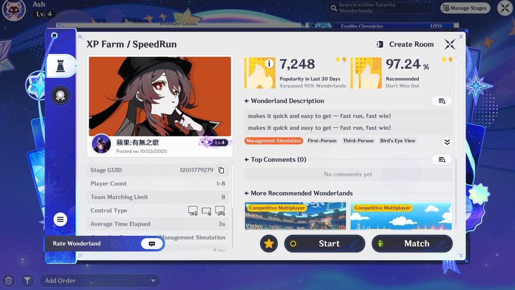 Best games to farm XP in Genshin Impact Miliastra Wonderland