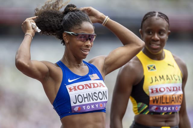Alaysha Johnson highlights Athlos NYC 2025 athlete amenities after 100m ...