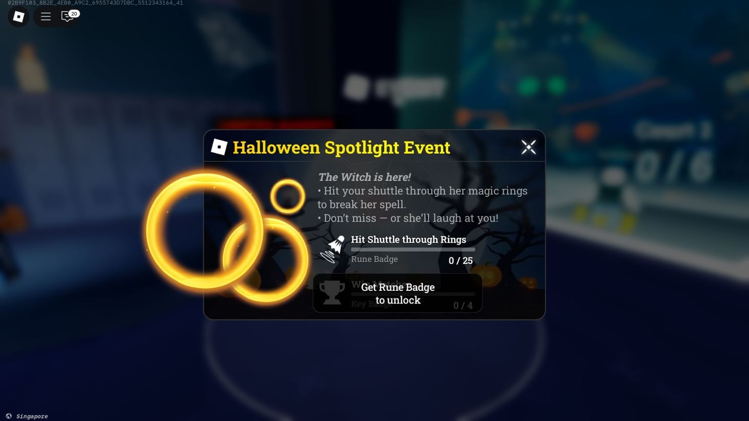 Roblox Halloween Spotlight Racket Rivals guide