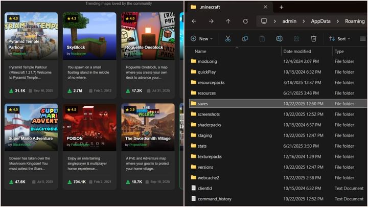 How to download custom Minecraft maps and play them