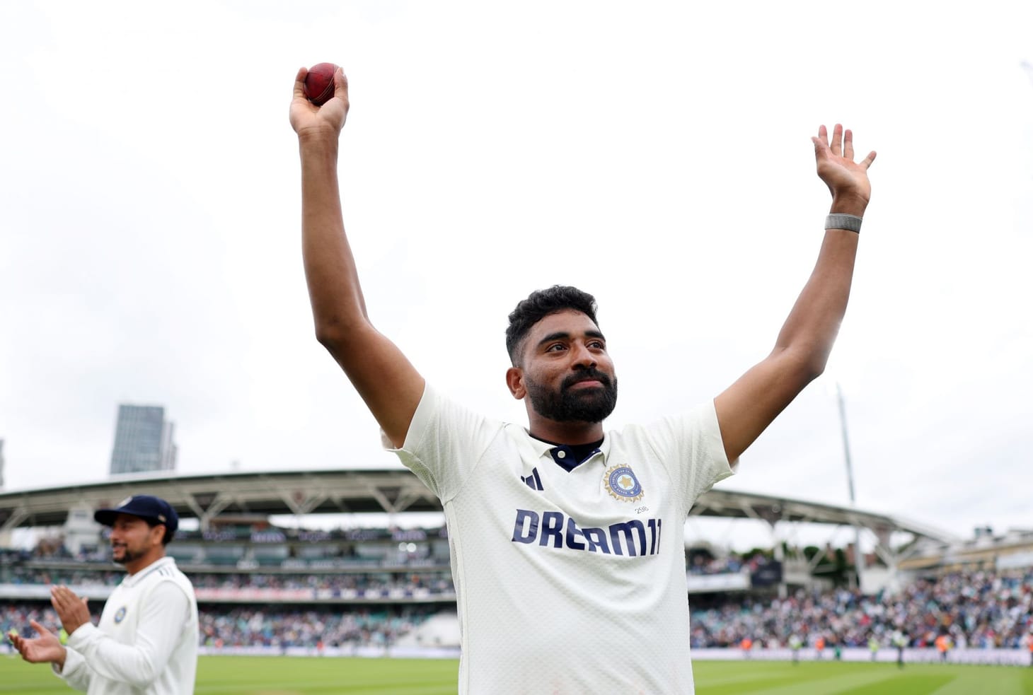 Mohammed Siraj strikes early to remove Tagenarine Chanderpaul for a ...
