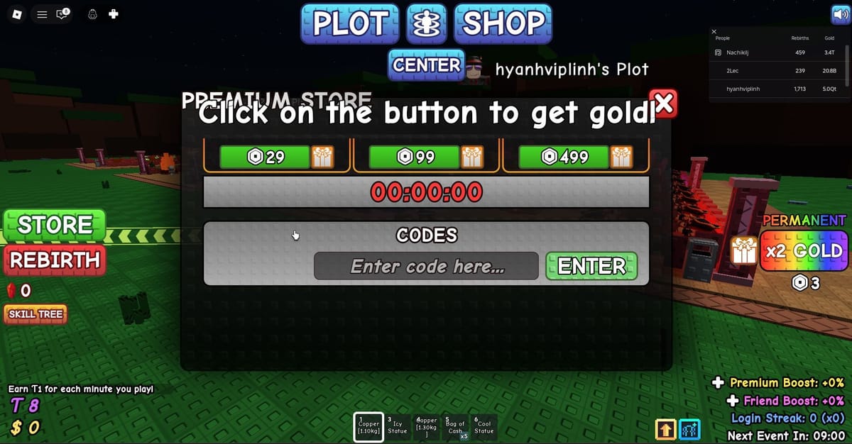 Your Goblin Mine codes (October 2025)