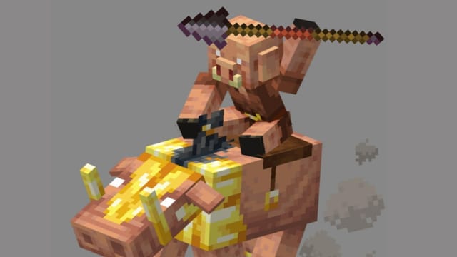 Minecraft fans want this Nether mob to get spear weapon like drowned ...