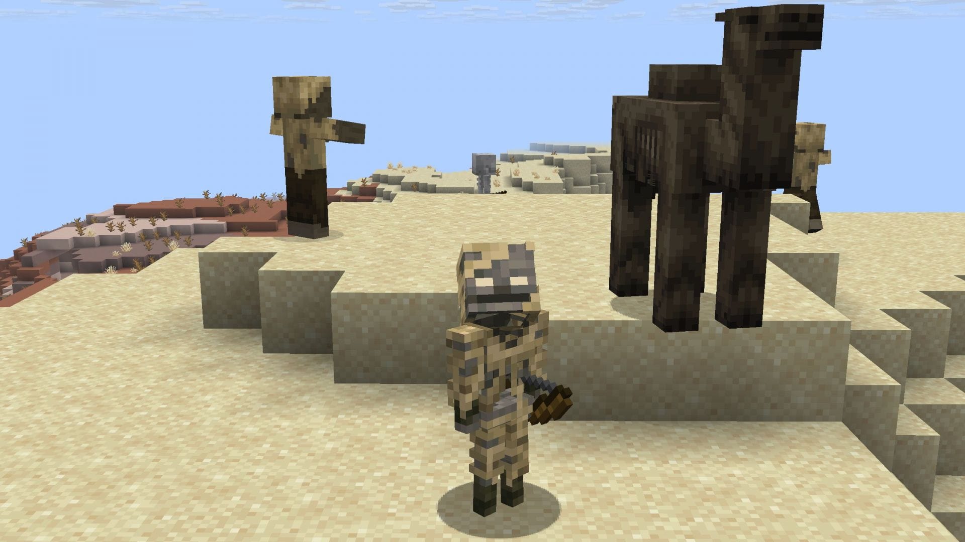 Minecraft adds new desert-themed skeletons for Mounts of Mayhem game drop