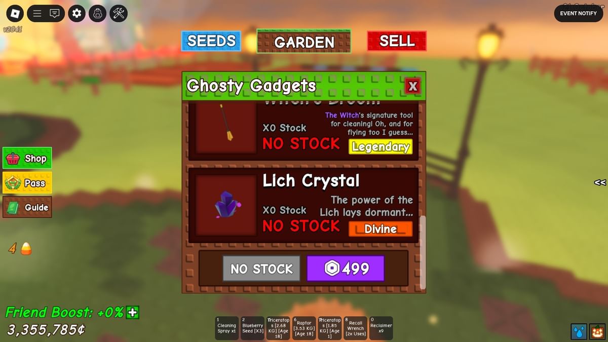 How to get Lich in Grow a Garden