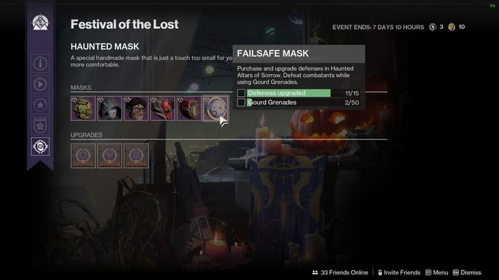 How to collect all the new Masks in Destiny 2: Festival of the Lost 2025