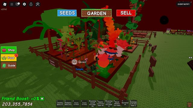 All Single Harvest Plants in Grow a Garden