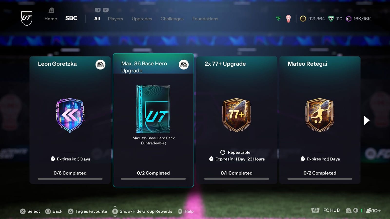 EA FC 26 Max 86 Base Hero Upgrade SBC: All tasks and cheapest solutions