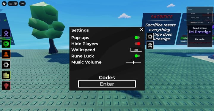 Luck Incremental codes (December 2025)