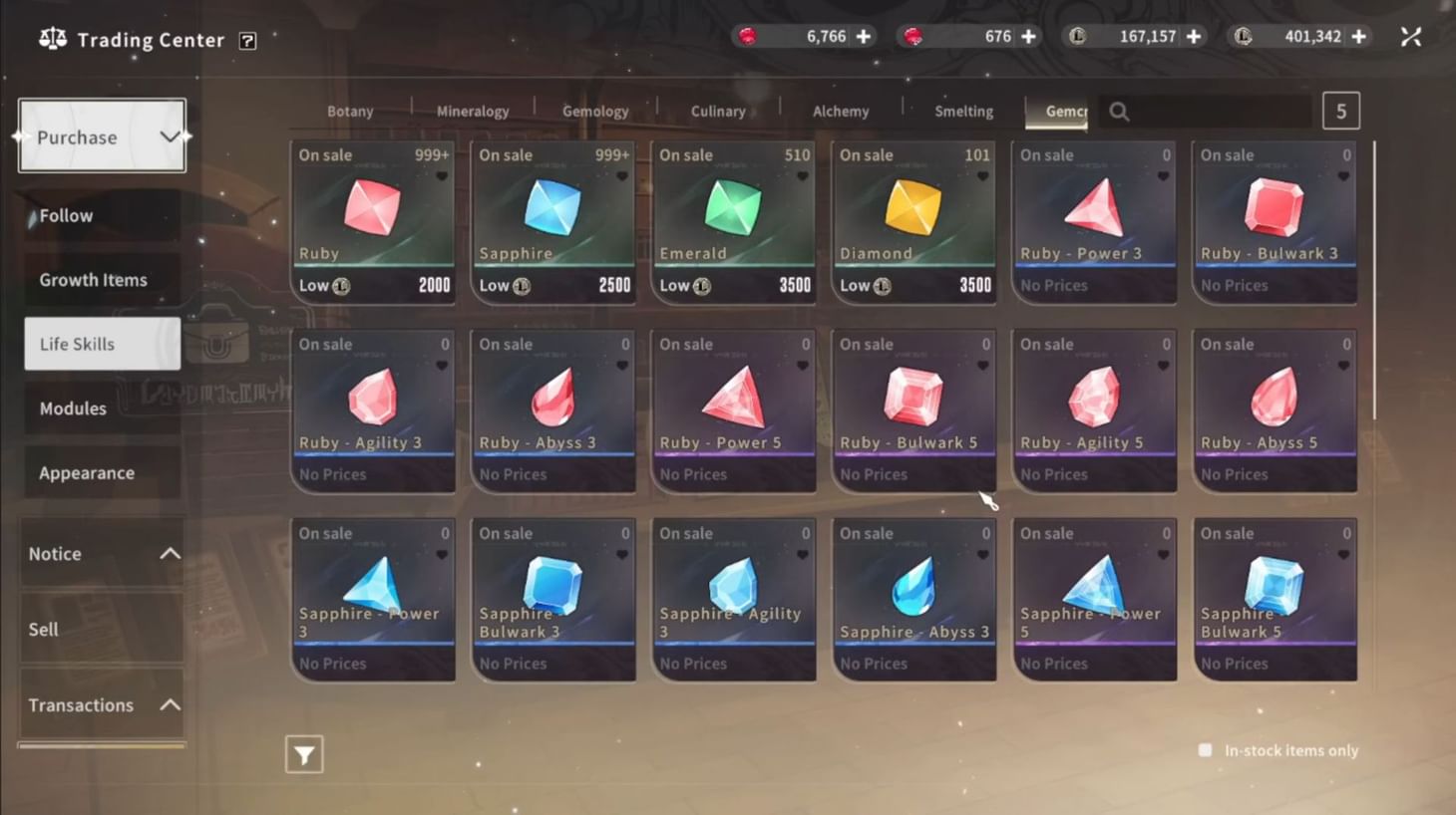 How to embed gems in Blue Protocol