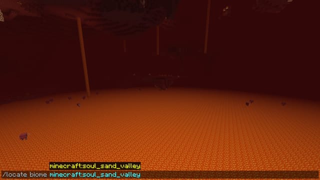 Where to find a soul sand valley in Minecraft