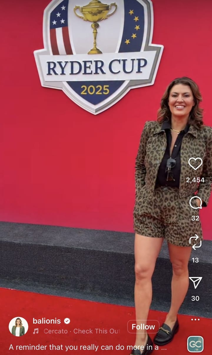 Amanda Balionis rocks $98 black top for Thursday 'date night'