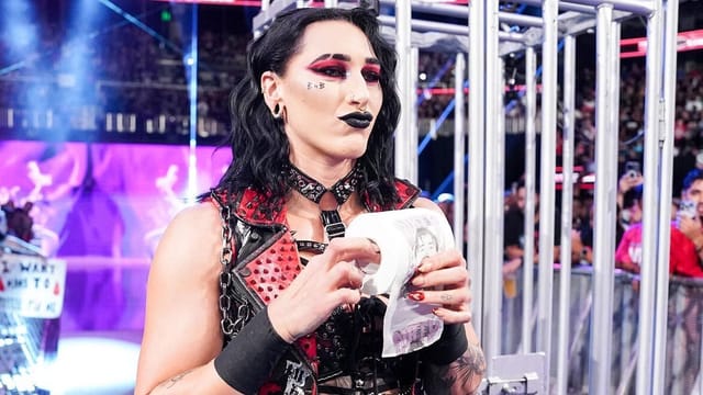 Rhea Ripley competes in tag team match at WWE Crown Jewel in Australia ...