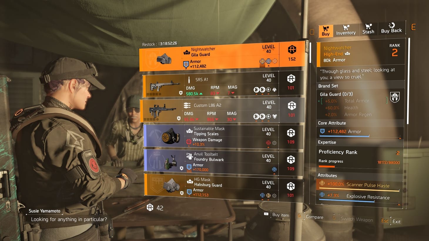The Division 2 vendors this week (September 30 to October 7, 2025): All ...