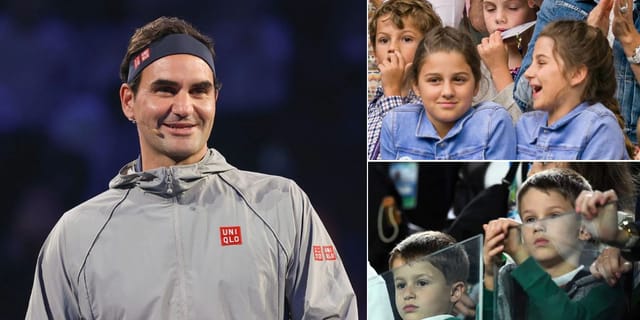 WATCH: Roger Federer's twin daughters & sons steal the show in very ...