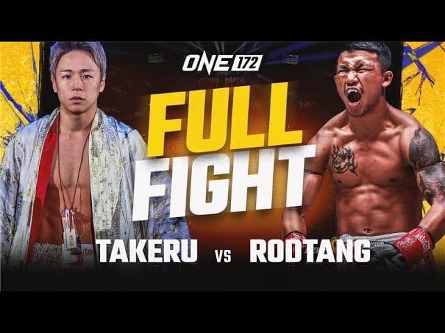 ONE 173: "I want to face him again" - Takeru fixated on earning Rodtang ...