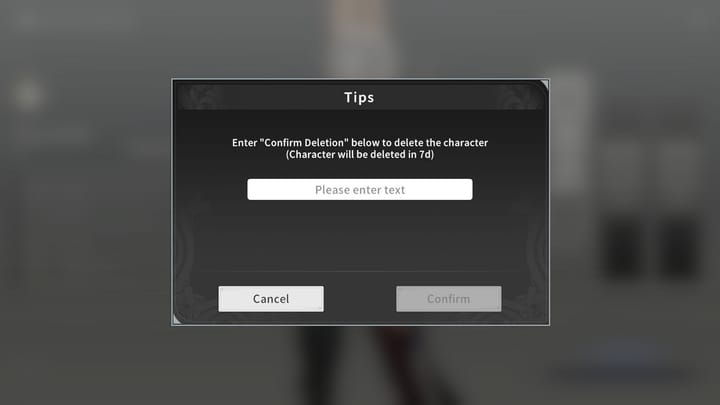 Blue Protocol Star Resonance: How to delete a character