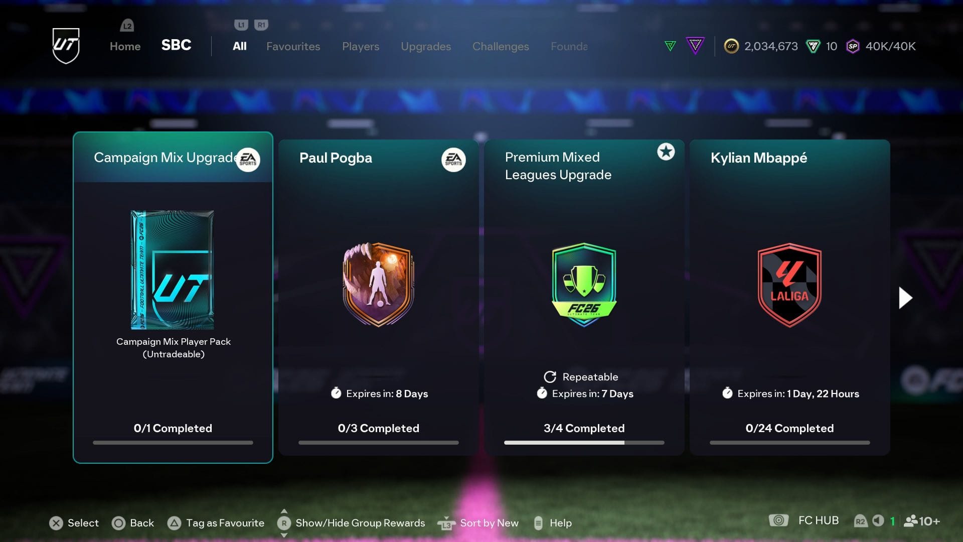 EA FC 26 Campaign Mix Upgrade SBC: All tasks and cheapest solutions