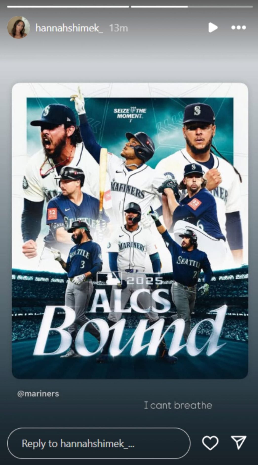 Cal Raleigh’s girlfriend Hannah Shimek drops 3-word reaction to ...