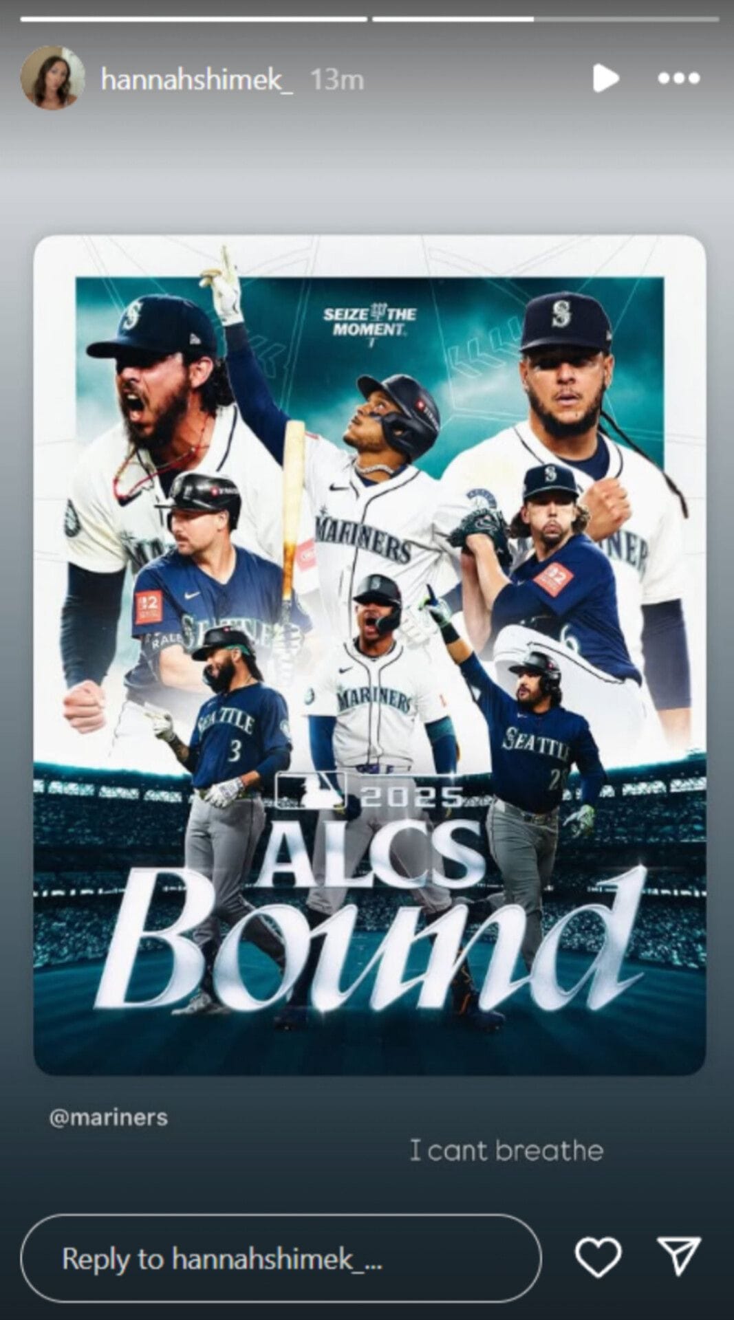 Cal Raleigh’s girlfriend Hannah Shimek drops 3-word reaction to ...