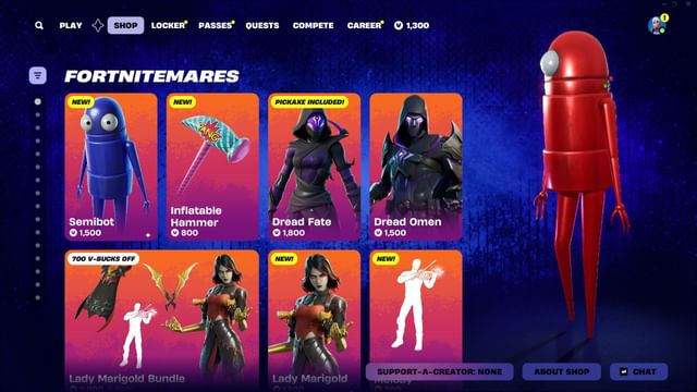 How to get the Semibot REPO skin in Fortnite