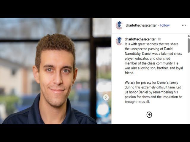 What happened to Daniel Naroditsky? Chess grandmaster and Twitch ...