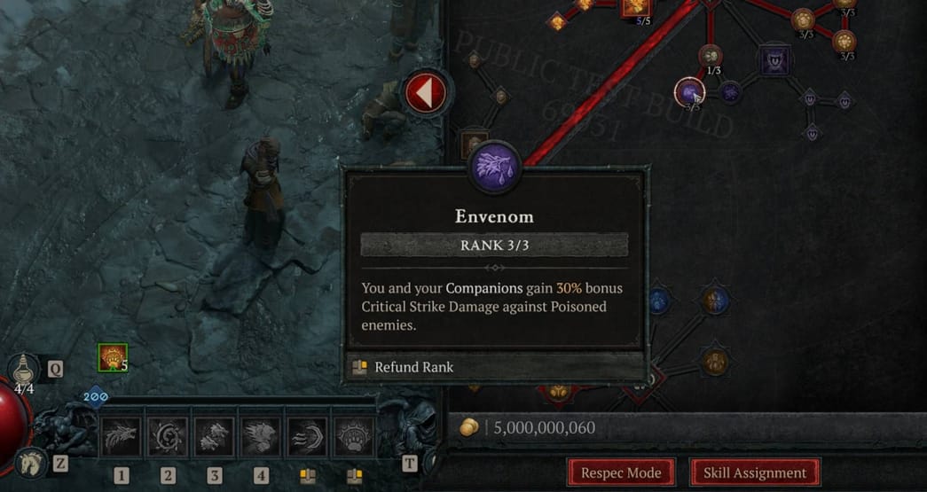 Diablo 4: Best Druid builds around the Envenom Passive