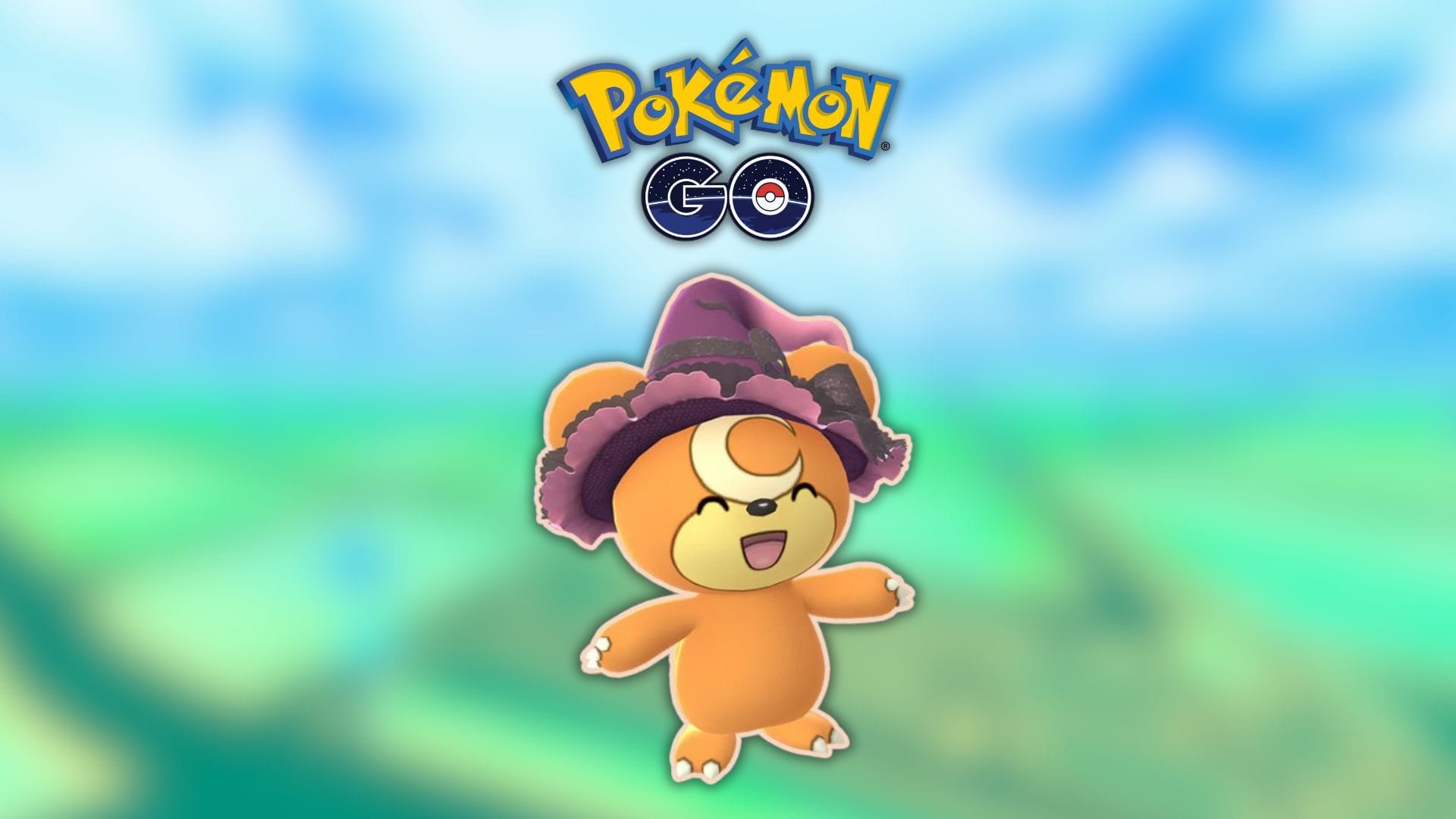 How to get Teddiursa wearing a witch hat in Pokemon GO?