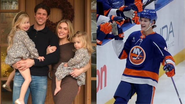 Matt Martin's wife Sydney jokes about 'adopting' Matthew Schaefer as ...