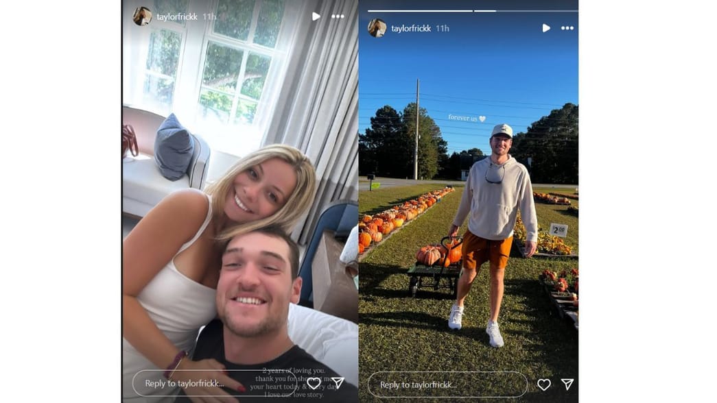 Trey Yesavage’s girlfriend Taylor Frick celebrates 2-year anniversary ...