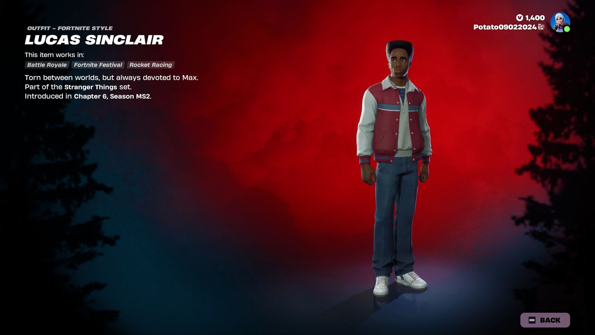 How to get the Stranger Things Lucas Sinclair skin in Fortnite