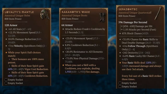 Diablo 4 Evade Spiritborn build guide