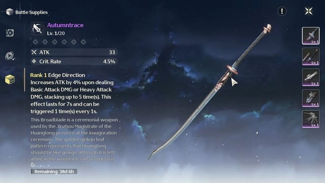 Best weapons for Chisa in Wuthering Waves