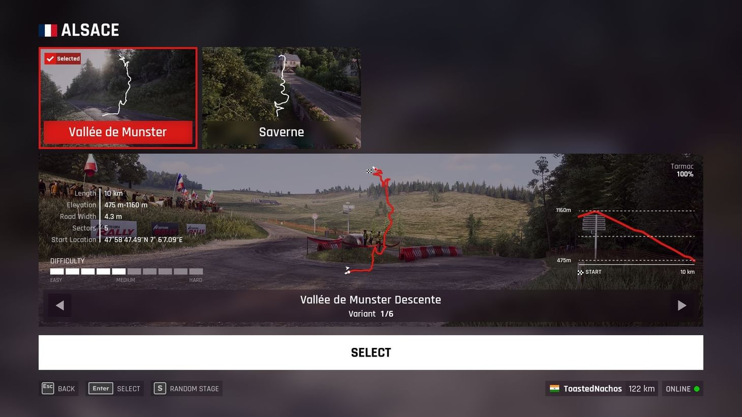 All tracks and stages in Assetto Corsa Rally